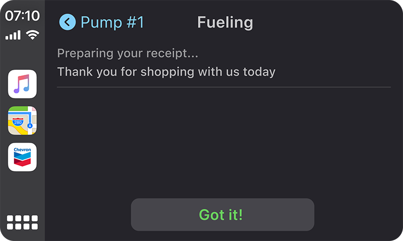 Use the Chevron App With CarPlay | Chevron Texaco Rewards | Chevron ...