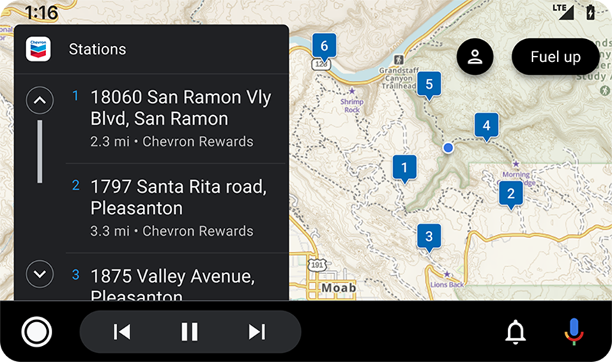 Use the Chevron App With CarPlay | Chevron Texaco Rewards | Chevron ...
