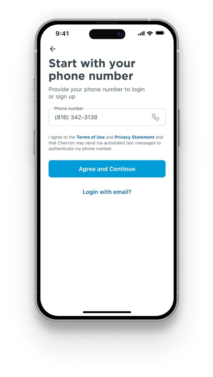How to Set Up The Chevron Mobile App | Chevron Texaco Rewards | Chevron ...
