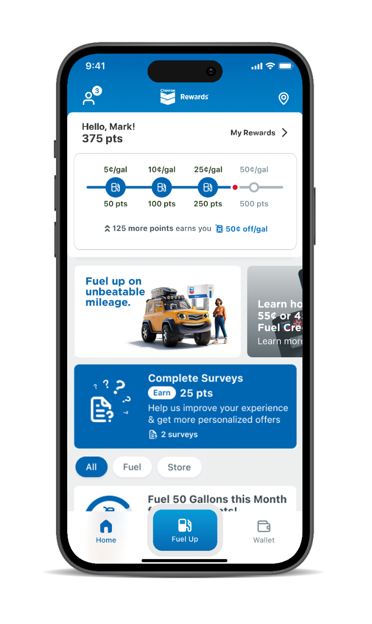 How to Set Up The Chevron Mobile App | Chevron Texaco Rewards | Chevron ...