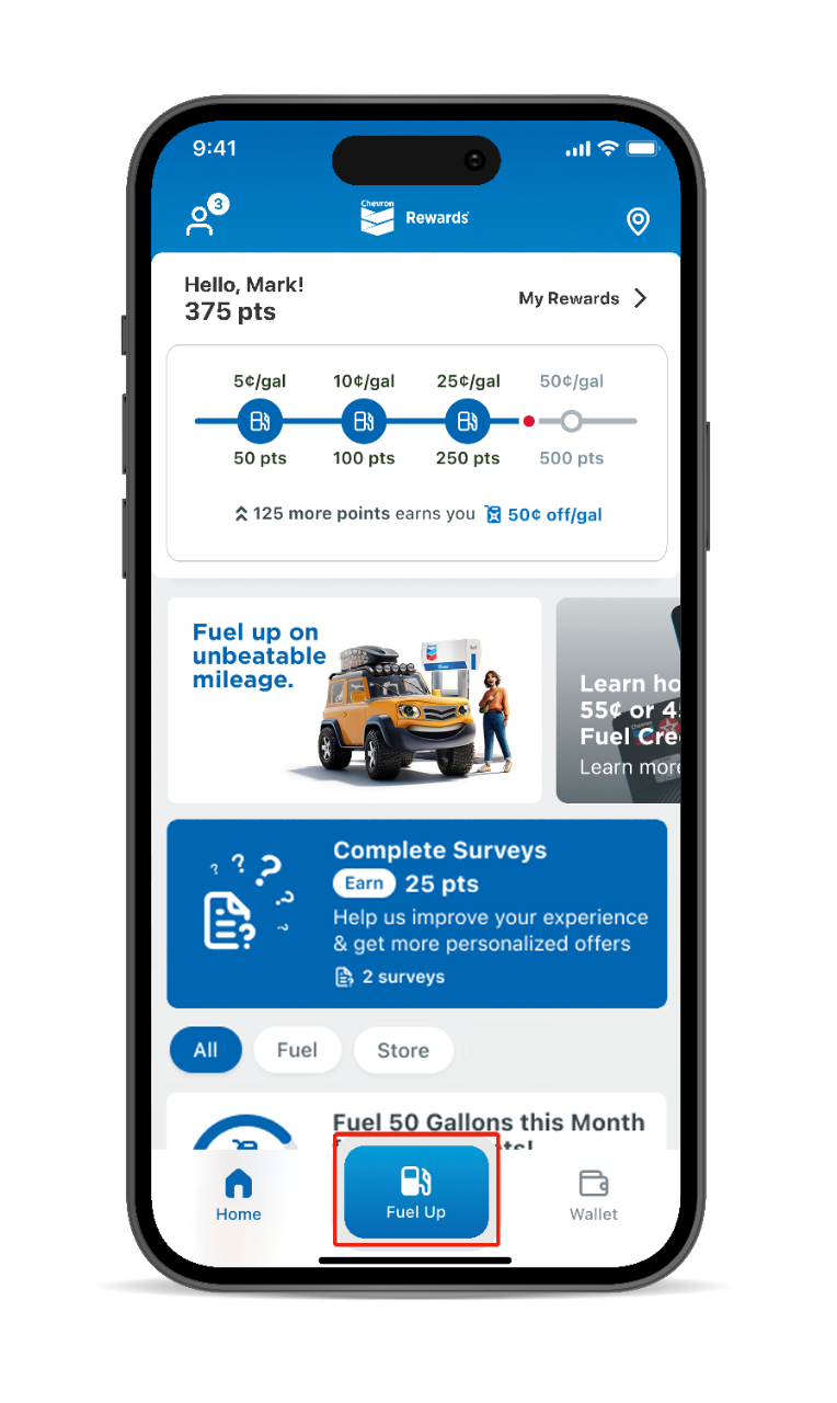 How to Set Up The Chevron Mobile App | Chevron Texaco Rewards | Chevron ...